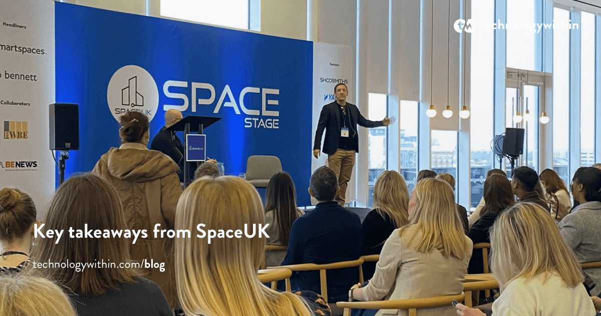 Key takeaways from SpaceUK | technologywithin